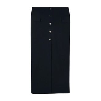 Patrizia Pepe Rock aus doppeltem Stretch-Canvas - - Skirts - Damen - Schwarzk - XS