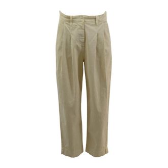 Brand Unique Cargo Wide Hosen - - Trousers - Damen - Beige - M