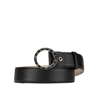 Bulgari Pre-owned Cuir ceintures - Homme - Pre-owned - Noir - Taille: ONE Size