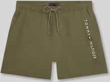 Tommy Hilfiger Badehose mit Label Print