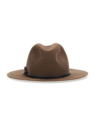 Brunello Cucinelli MCAP90233 Fedora - Brown