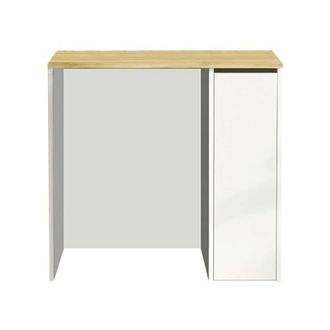 Dmora Mehrzweckschrank Wasat 93.5x88.3h cm Braun mit Schublade