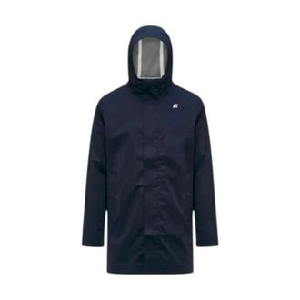 K-Way 3/4-langer Parka - - Coats - Herren - Blau - M