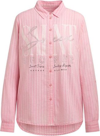 soccx Langarmbluse aus Baumwolle