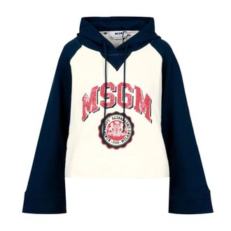 Msgm College Hoodie - - Sweatshirts & Hoodies - Damen - Mehrfarbig - S