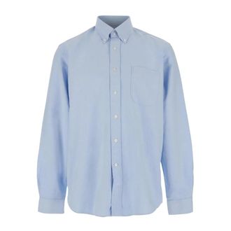 Sebago Oxford Hemd mit Knopfleiste und Brusttasche aus Baumwolle - - Shirts - Herren - Blau - XL