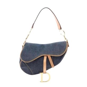 Dior Pre-owned Denim sacs-dior - Femme - Pre-owned - Bleu - Taille: ONE Size