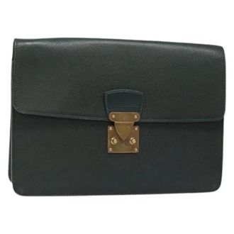 Louis Vuitton Pre-owned Vintage Leder Clutch - - Pre-owned - Damen - Gr&uuml;n - ONE SIZE