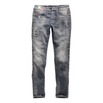 Carlo Colucci Herren, Jeans, Grau, W38Gr&ouml;&szlig;e