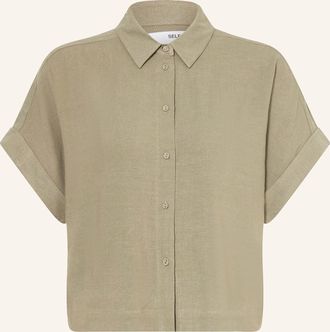 Selected Hemdbluse gruen