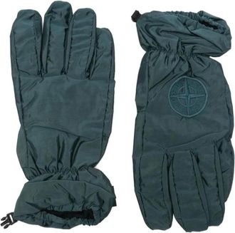 Stone Island unisex, Accessoires, Bleu, Taille: L Gloves