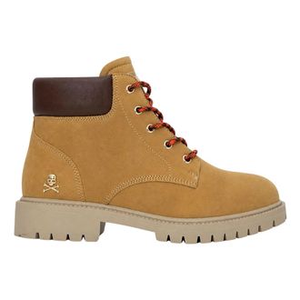 Philipp Plein Bottes mi-mollet en cuir nubuck Petit Cr&acirc;ne - Homme - Chaussures - Beige - Taille: 44 EU