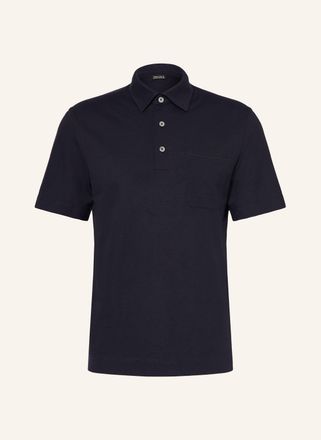 Ermenegildo Zegna Zegna Pique-Poloshirt blau