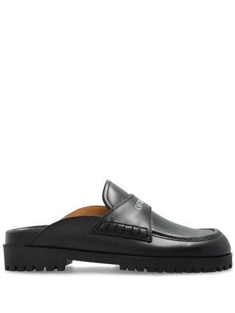 Off-white mocassins en cuir - Noir
