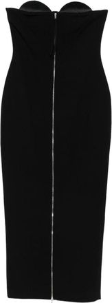 CHB Christian Boaro Christian Boaro, Femme, Robes, Noir, Taille: 36 FR Robe fourreau midi