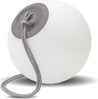 Licht-Erlebnisse Led Pendelleuchte au&szlig;en Akku dimmbar Farbwechsel rgbw IP65 rund d: 24 cm Kugel Schirm kabellose Au&szlig;enlampe H&auml;ngeleuchte Balkon Garten