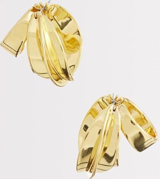 & Other Stories Cr&eacute;oles luxueuses oversize torsad&eacute;es - Dor&eacute;