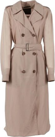 Moorer Femme, Manteaux, Beige, Taille: 36 FR Giacca Cleopatra-DN1
