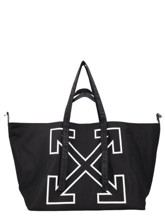 Off-white Mens Tote Bag Heritage Day Black Polyamide Handbags Hand