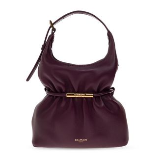 Balmain Sphynx Mini Leder Tasche - - Bags - Damen - Lila - ONE SIZE
