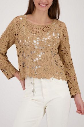 Monari Strickpullover Pullover im Cornelly-Muster - Regular Fit