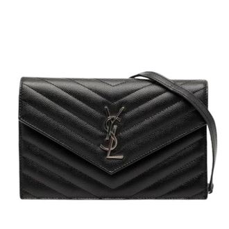 Saint Laurent Pre-owned Wallet on Chain - - Pre-owned - Damen - Schwarzk - ONE SIZE