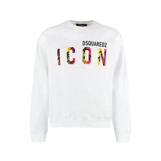 Dsquared2 Stylisches Sweatshirt - - Sweatshirts & Hoodies - Herren - Wei&szlig; - 2XL