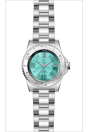 Invicta Pro Diver 49920 Herrenuhr - Quarzwerk - Edelstahl mit blauem Zifferblatt - 40 mm