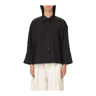 Michael Kors Poplin Hemd - - Blouses & Shirts - Damen - Schwarzk - L