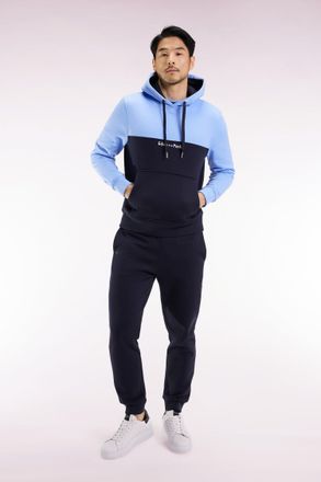 Eden Park Sweatshirt &Agrave; Capuche Bicolore Marine Coupe Droite