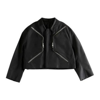 Rick Owens Herren, Jacken, Schwarzk, LGr&ouml;&szlig;e