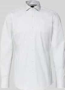 HUGO BOSS Slim Fit Businesshemd aus Baumwoll-Mix Modell HANK