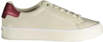 Calvin Klein Femme, Chaussures, Beige, Taille: 40 EU Polyester Baskets