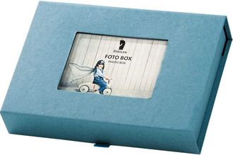 R&ouml;ssler Selection Fotobox Aufbewahrungsbox | Foto Aufbewahrung f&uuml;r 13x18cm Fotos | Foto Organizer Box | Storage Boxes | Foto Aufbewahrungsbox mit Deckel | Ma&szlig;e: 203x45x