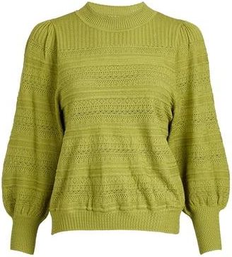 Petite Mendigote Pull droit en maille ajour&eacute;e