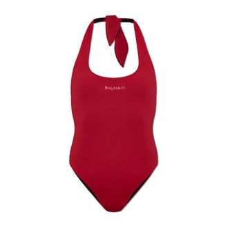 Balmain Einteiliger Badeanzug - - Swimwear - Damen - Rot - L