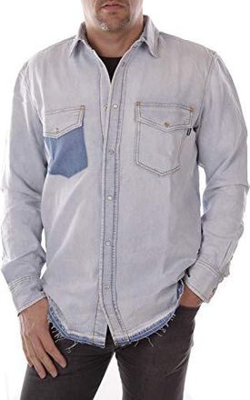 Diesel Chemise en Jean Homme (M, Bleu)
