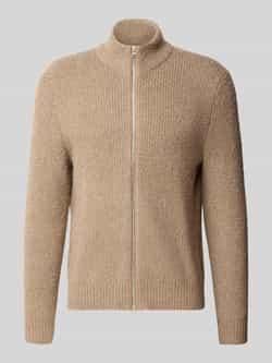 Only & Sons Regular Fit Strickjacke mit Zweiwege Rei&szlig;verschluss