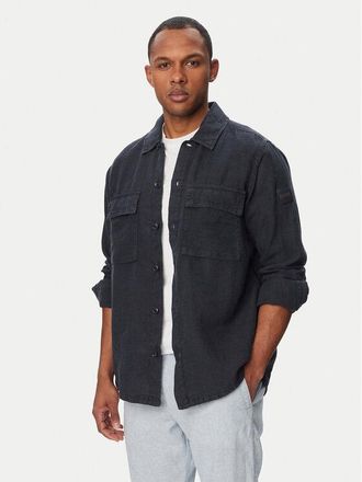HUGO BOSS Hemd Locky 50558928 Dunkelblau Regular Fit
