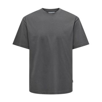 Only & Sons Only & Sons - Onsfred RLX SS Tee Noos - Homme - Tops - Gris - Taille: M