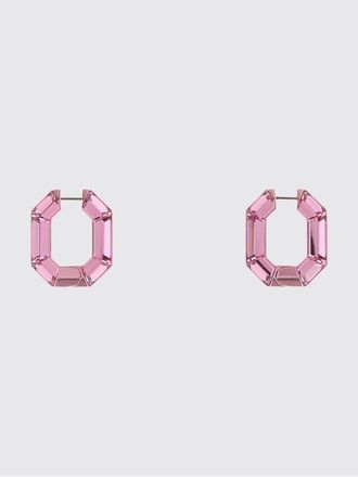 Swarovski Boucles doreilles cr&eacute;oles Lucent en cristal transparent et aluminium