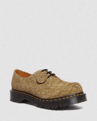 Dr. Martens 1461 Bex Made In England Emboss Wildleder Oxford Schuhe in Br&auml;unen/Braun, Gr&ouml;&szlig;e: 36