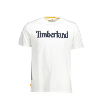Timberland Bianco T-Shirt aus Bio-Baumwolle f&uuml;r Herren