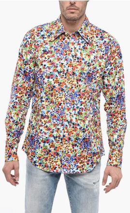 Dsquared2 Floral Patterned BOB Cotton Shirt size 50