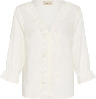 Cream Femme, Blouses et Chemises, Blanc, Taille: 42/44 FR Blouses