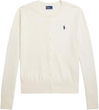 Polo Ralph Lauren Cardigan en coton m&eacute;lang&eacute;
