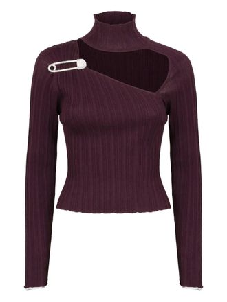 Giuseppe Di Morabito haut à col montant - Rouge