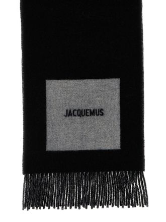 Jacquemus Virgin Wool Scarf - Black
