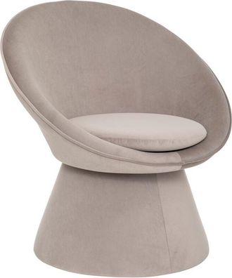 Atmosphera Fauteuil Plopi - métal - Gris