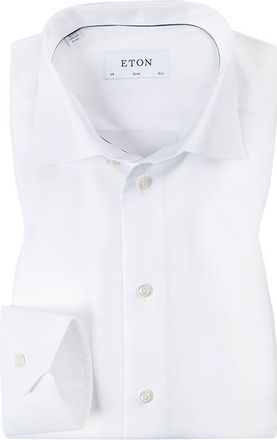Eton Herren Hemd weiß Slim Fit